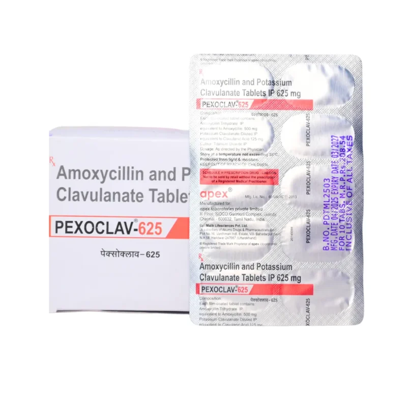 Buy Pexoclav 625 Tablet | (6 Tab) Online | View Uses, Side Effects ...