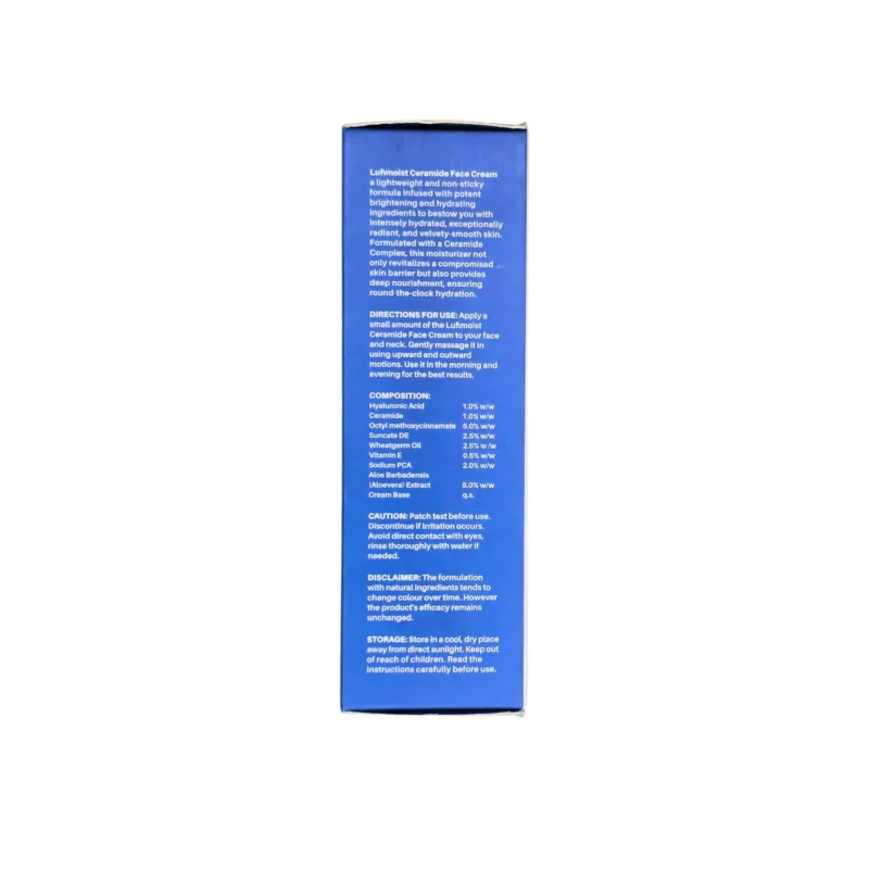 Buy Lufimoist Ceramide Face Cream | (50 GM) Online | View Uses, Side ...